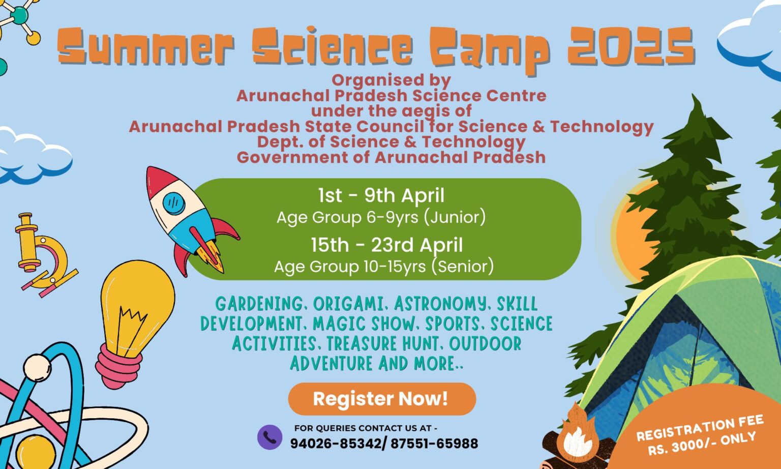 SUMMER SCIENCE CAMP 2025 – APSCST
